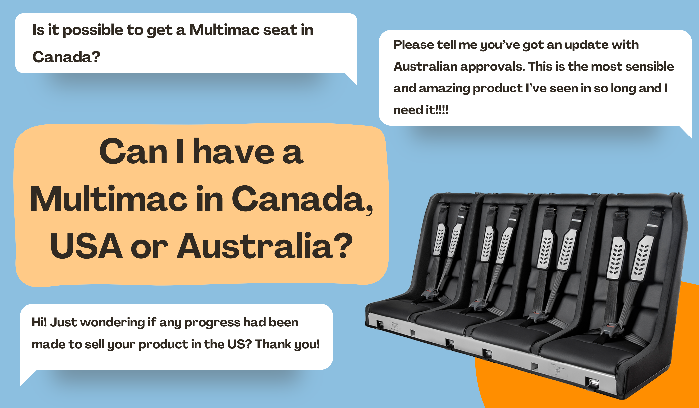 Why can’t I have a Multimac in Australia, USA or Canada? - Child Car Seats
