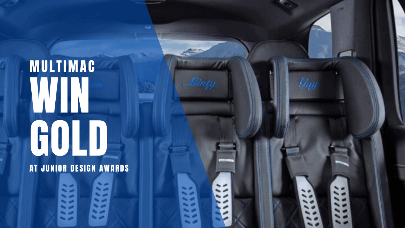Multimac wins Gold at Junior Design Awards - Child Car Seats
